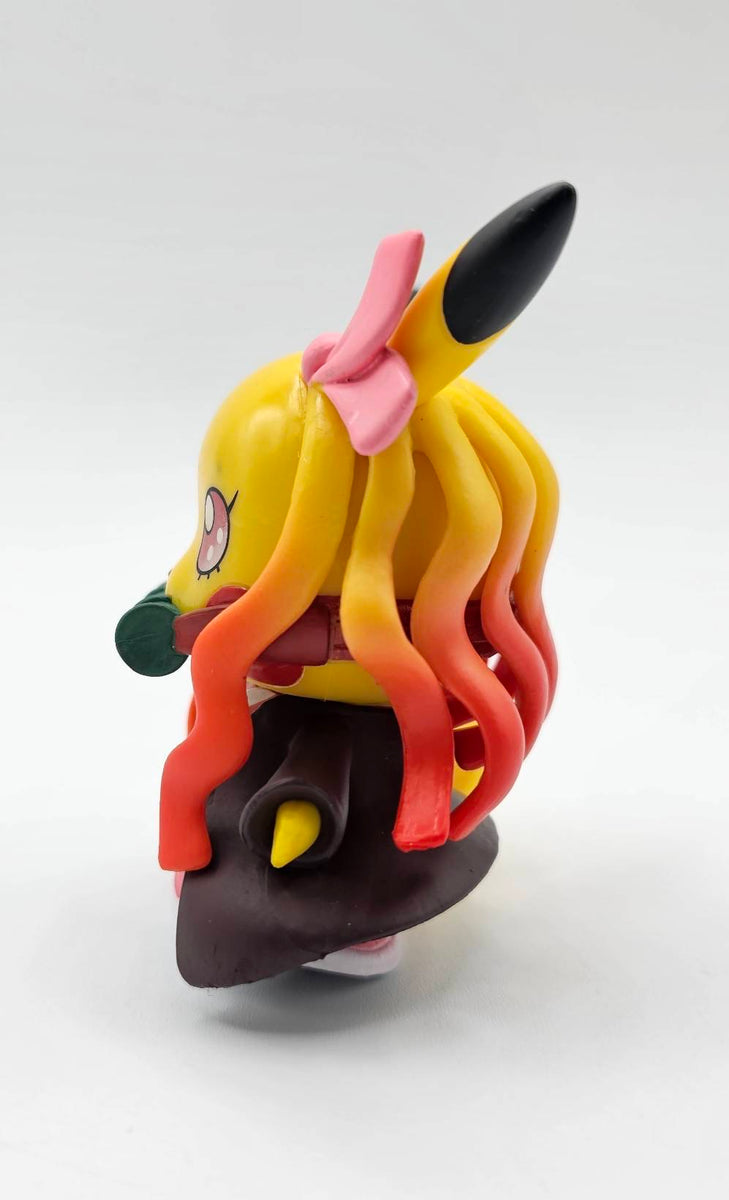 Demon Slayer Nezuko Pikachu Cosplay Pokémon Figurine – Commerce Gluttony