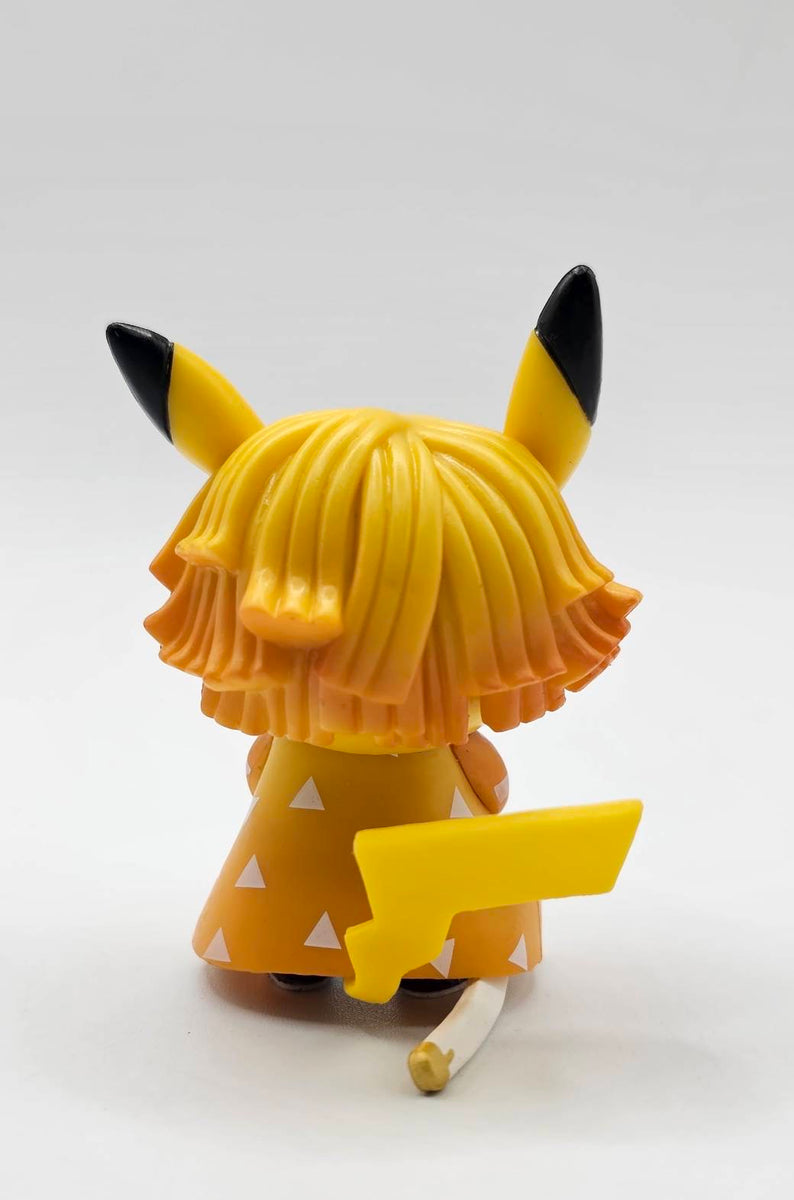 Demon Slayer Zenitsu Pikachu Cosplay Pokemon Figurine – Commerce Gluttony