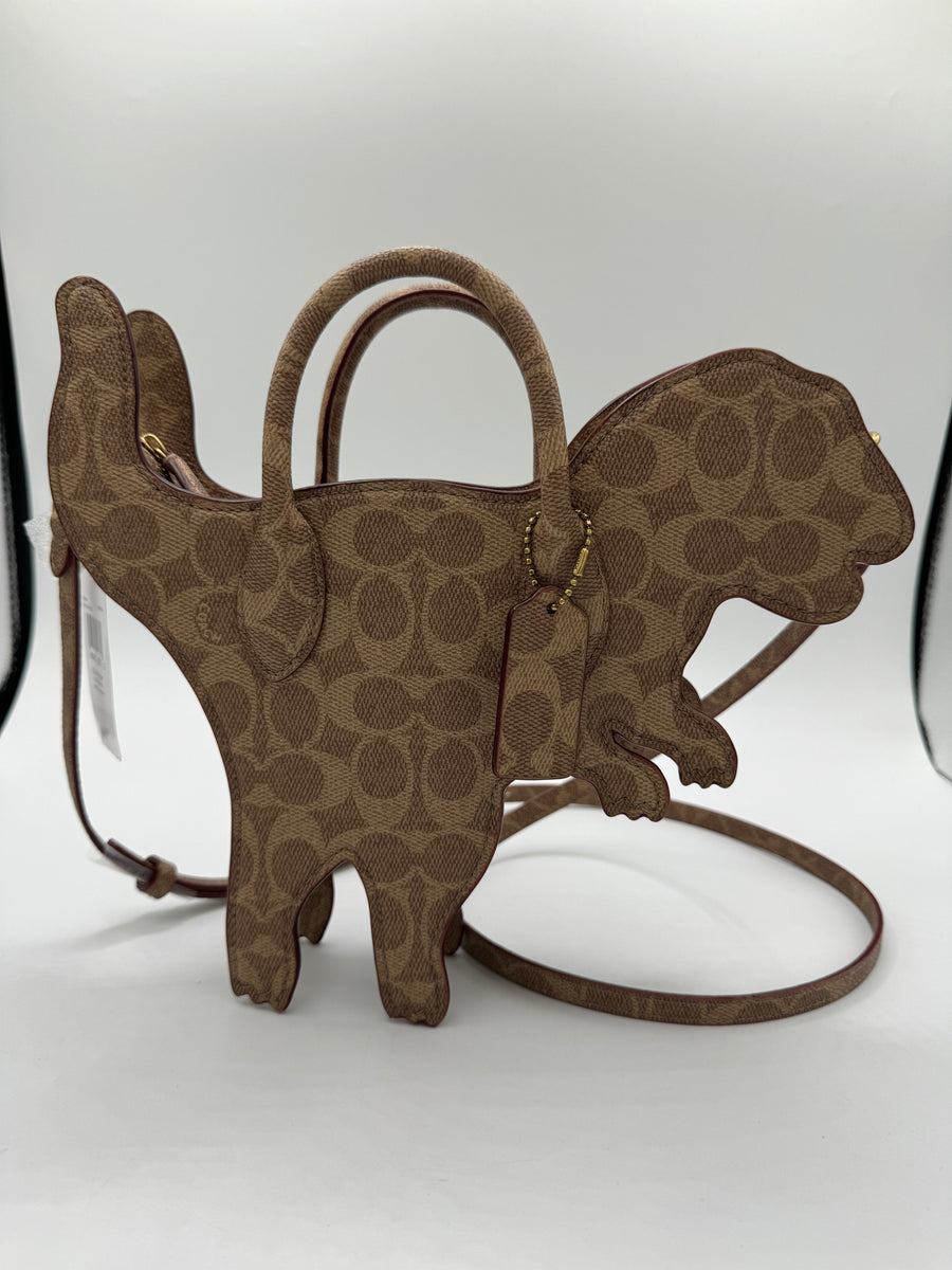 Coach Rexy Bag In Signature Canvas Imported With Keychain – Commerce ...