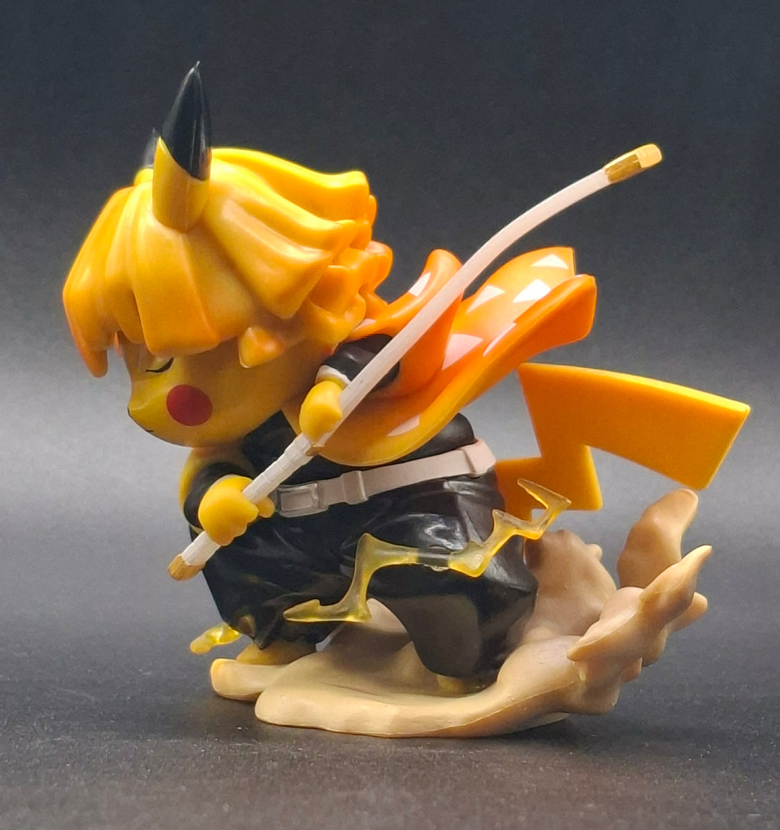 Demon Slayer Zenitsu Pikachu Cosplay Figurine – Commerce Gluttony