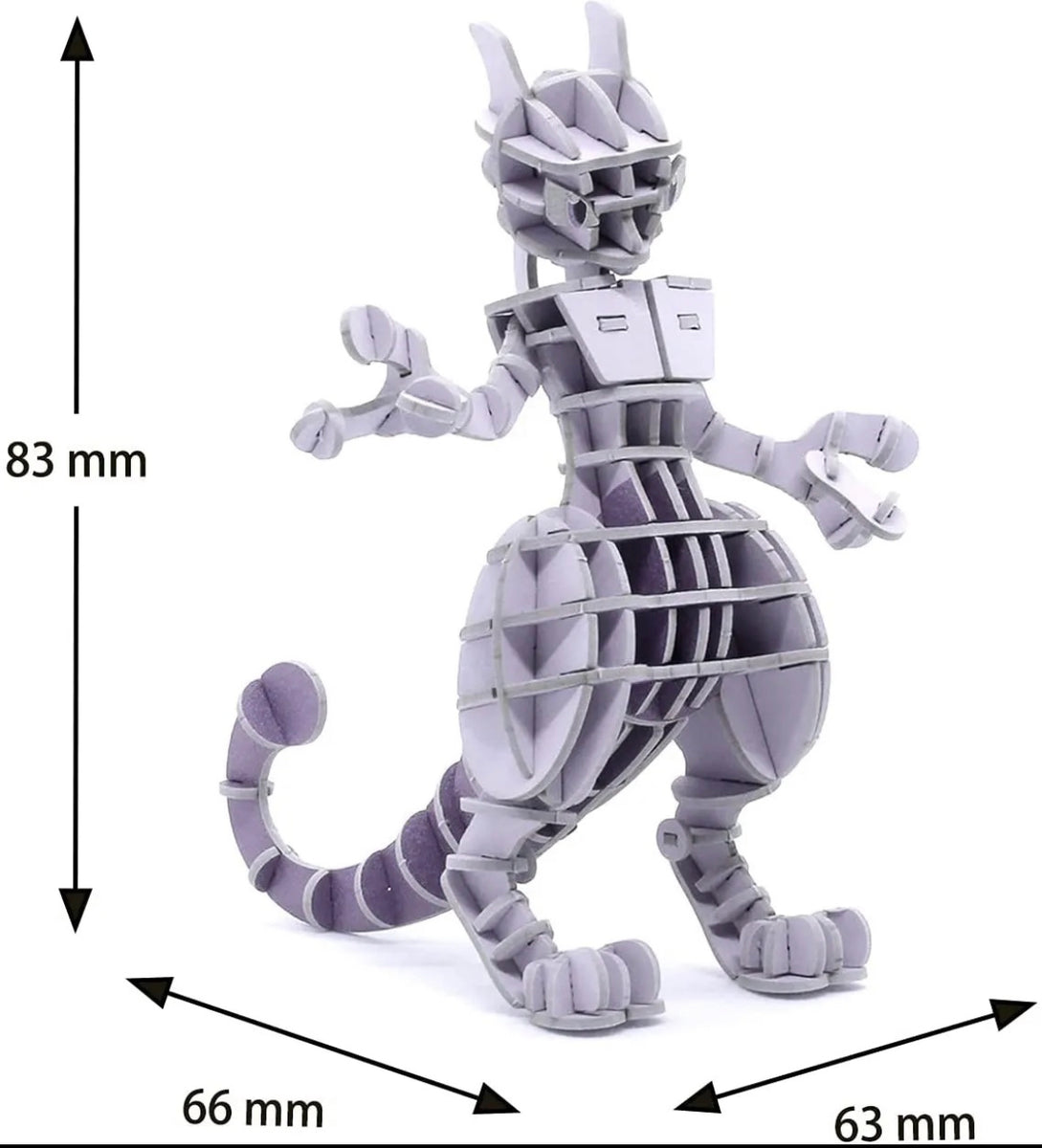Pokémon SiGuMi Mewtwo Paper Art 3D – Commerce Gluttony