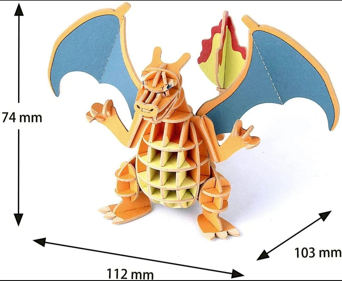 Pokemon SiGuMi Charizard Lizardon Paper Art 3D – Commerce Gluttony