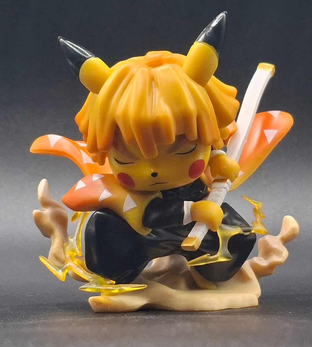 Demon Slayer Zenitsu Pikachu Cosplay Figurine – Commerce Gluttony