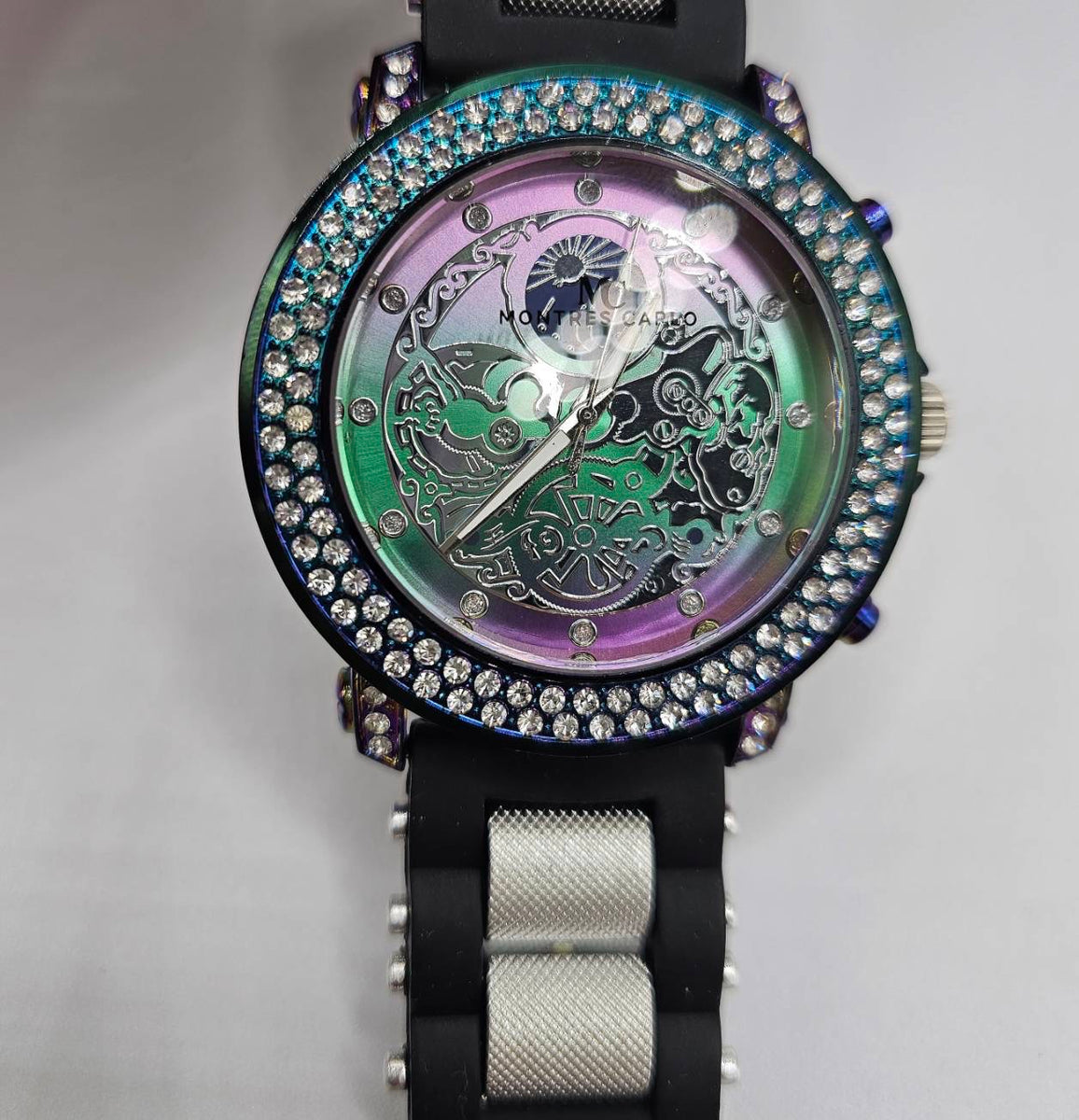 Montres Carlo Mens Iridescent Watch – Commerce Gluttony