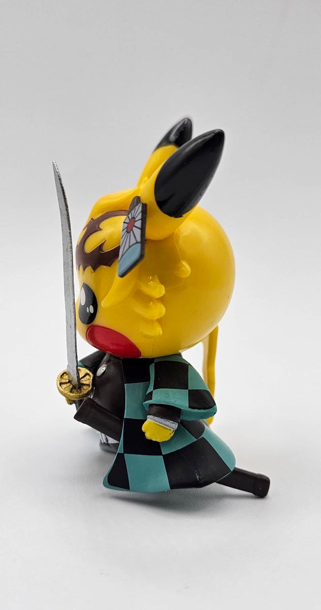Demon Slayer Tanjiro Pikachu Cosplay Pokémon Figurine – Commerce Gluttony